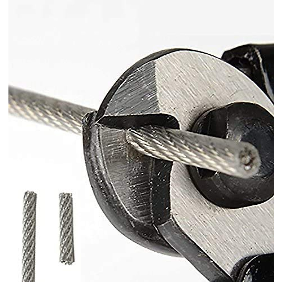 Cable Cutter, Heavy Duty Wire Rope Cutter for DIY Projects, Railing, Decking, Wire Seals & Bicycle Cable | Sharp & Precise One-Hand Operation Steel Cable Cutter