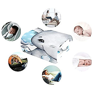 Personalized Baby Blanket with Name Custom Elephant Baby Blankets for Girls Baby Boy Gifts Baby Products Super Soft Blankets for Newborns Nursery Decor Neutral