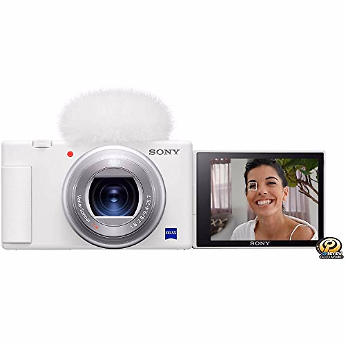 Sony ZV-1 Digital Camera Bundle with ACCVC1 Vlogger Accessory Kit, Camera Backpack, Tripod, Handy Case + More (11 Items) | Sony ZV1 Point & Shoot Camera for Content Creators, Vlogging and YouTube