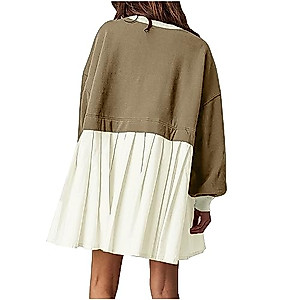 jxsoyen My Orders Placed Oversized Sweatshirt for Women Crewneck Mini Dress Long Sleeve Pullover Tops Relaxed Fit Sweatshirts Trendy Outfits Gifts Cards ropa en ofertas de liquidacion mujer