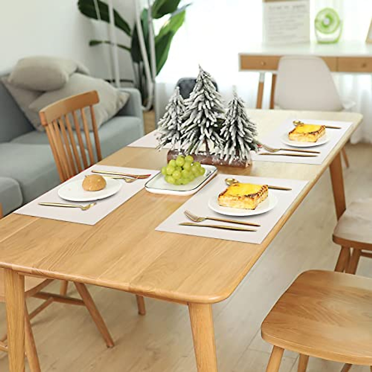 Large Silicone Heat Resistant Mat 78.7” x 15.7”, Nonslip Silicone Mats for Kitchen Counter, Countertop Protector, Nonstick Waterproof Craft Mat Table Placemat, Translucent-White