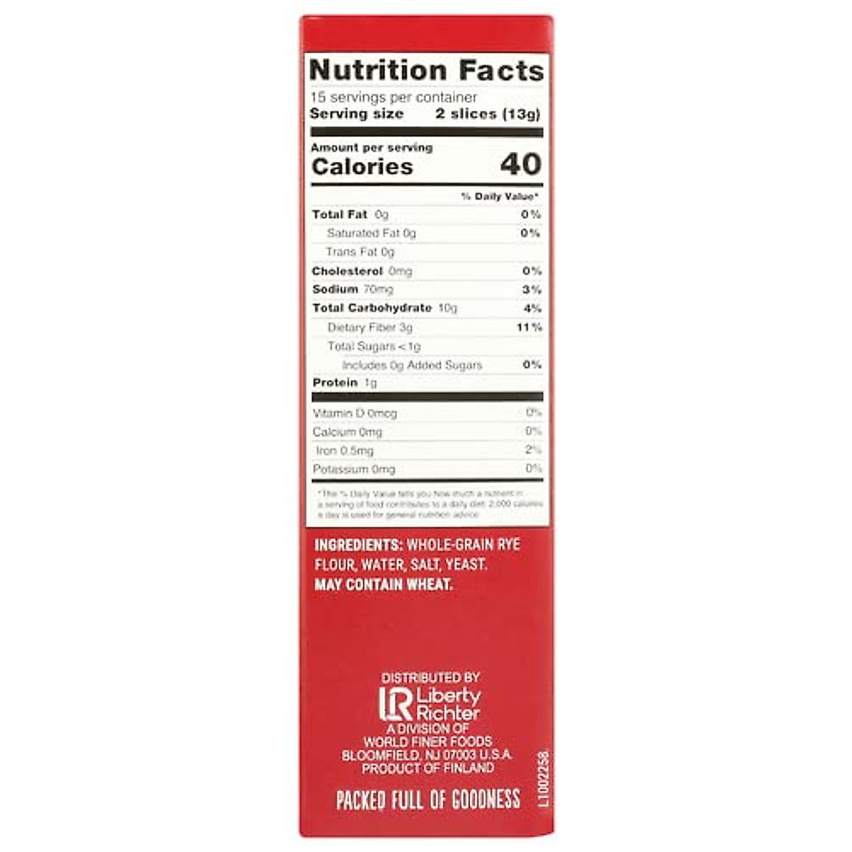 Finn Crisp Sourdough Rye Thins, Original Crispbread, 7 Ounce Boxes (Pack of 9)