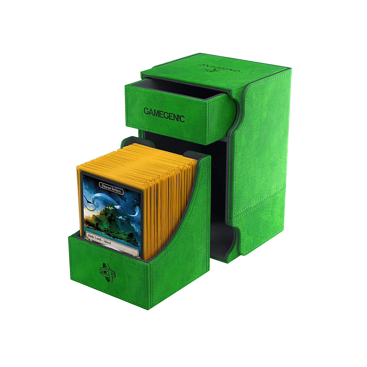 Gamegenic Deck Box: Watchtower Convertible Green (100ct)
