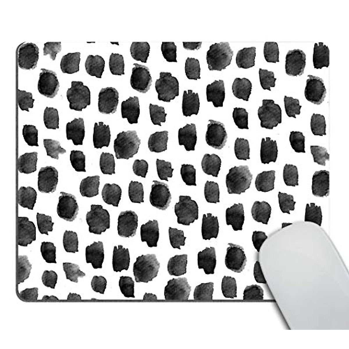 Smooffly Polka Dot Mouse Pad, Polka Dot Print, Dot Pattern, Gift for Her, Cute Mouse Pad, Cute Desk Accessories, Office Decor, Desk Decor, Mouse Pads