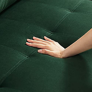 Eafurn Reversible Corner Sectional Sofa Pull Out Bed with Storage Chaise Lounge (Left & Right), 3 Seater Velvet Upholstered Convertible Sleeper Couch Bed, L Shaped Pullout Sofa&Couch for Living Room