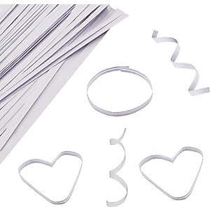 Easytle 600 Pcs 5" White Paper Twist Ties Bread Ties White Twist Ties Twisty-Ties Bag Ties Twist Ties for Bags Bread Wire Ties Twist Tie for Party Cello Candy Bread Coffee Bags Cake Pops