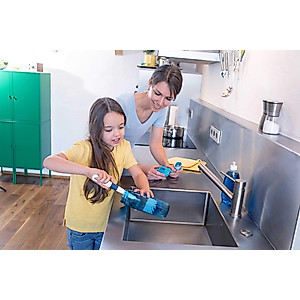 Unger 16” Flexible Glass & Bottle Scrub Brush – Extra-Long Cleaning Brush, Water Bottle Brush, Non-Scratch Cleaning Brush, Scrubbing Brush, Travel Mugs, Pitchers, Vases, Coffee Mugs & Decanters