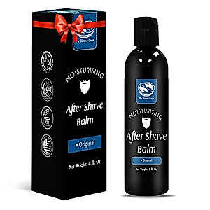 The Henna Guys 4 fl. Oz Aftershave Balm, Unscented, Excellent Aftershave Lotion, Soothes and Moisturizes After Shaving. Takes away Dryness