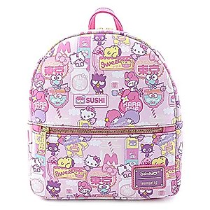 Loungefly Sanrio Hello Kitty Kawaii Convertible Double Strap Shoulder Bag Handbag Purse