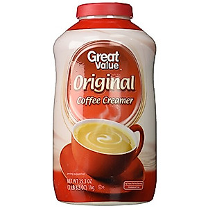 Great Value: Non-Dairy Coffee Creamer, 35.3 Oz
