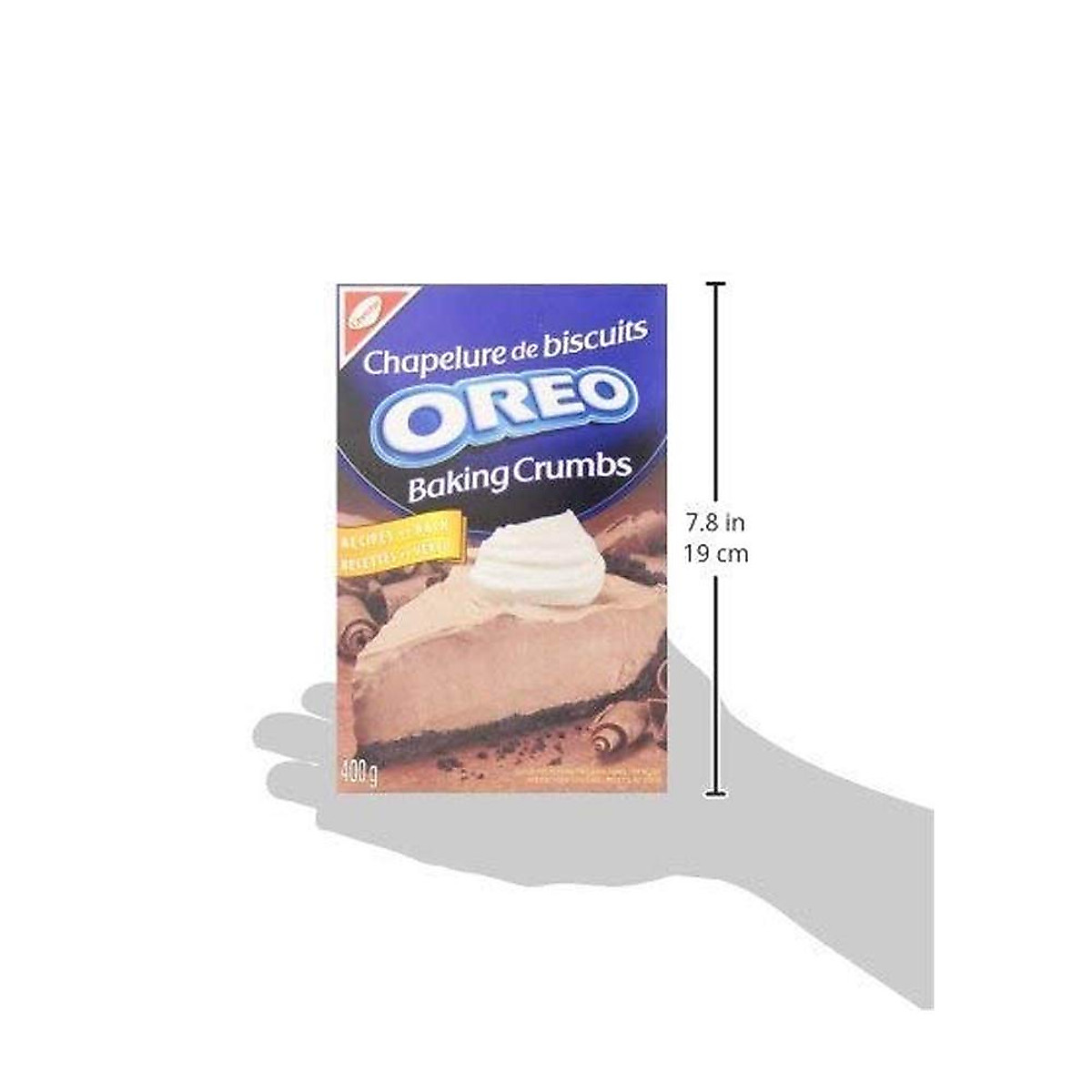 2 Pack Oreo Baking Crumbs 400 Gram/14.10 Ounces {Imported from Canada}