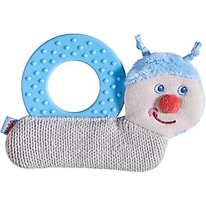 HABA Chomp Champ Snail Teething Toy (Dishwasher Safe) for Babies 6 Months and Up