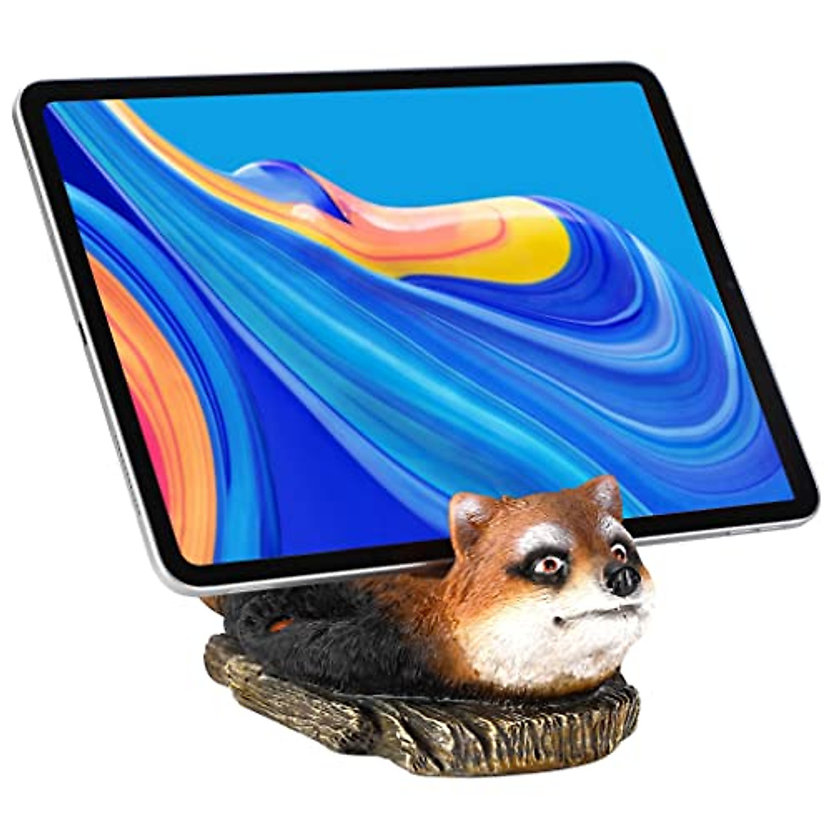 Rascally Red Panda Multi-Functional Desktop Organizer | Cell Phone Stand | Tablet Stand | Eyeglass Holder | Sunglass Holder | Piggy Bank | Desk Pet | Unique Gift