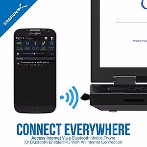 60W 10 Port USB 3.0 Hub Includes 3 Smart Charging Ports with Individual Power Switches and LEDs and 60W 12V/5A Power Adapter+USB Bluetooth 4.0 Micro Adapter for PC [v4.0 Class 2 with Low Energy Techno