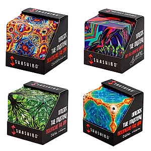 SHASHIBO Bundle of 4 - Space Out, Chaos, Elements, Earth
