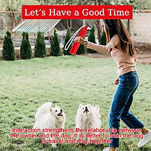 Aohcae Dog Float Toy, 100% Natural Rubber Dog Bumper with Rope - Dog Training Toys, Interactive Dog Fetch Toys Suit for Small, Medium, Large Dogs