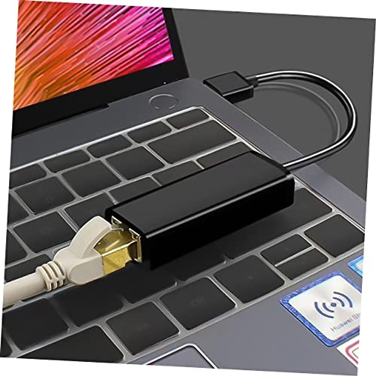 HONMEET Ethernet Adapter Gigabit LAN Network Adapter USB Ethernet Converter USB Adapters Type c to Ethernet LAN Internet Network Adapter USB Adaptor Network Card Wired Abs