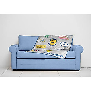 Ted Lasso Blanket - Measures 62 x 90 inches - Fade Resistant Bedding, Super Soft Fleece (Official Ted Lasso Product)