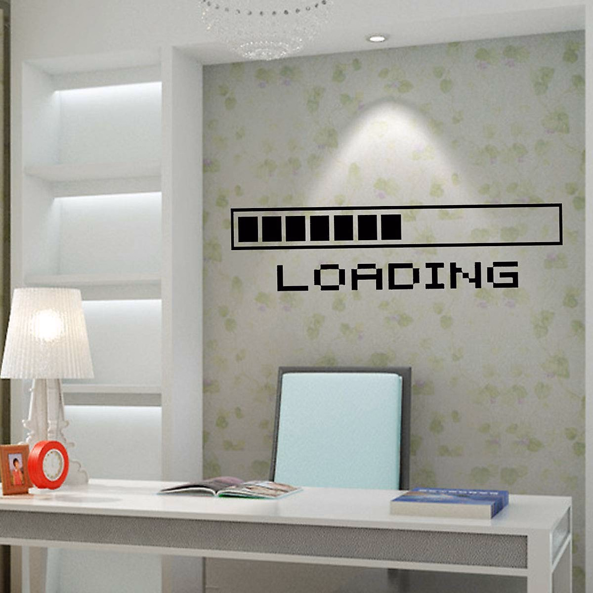 PICTURE IT ON CANVAS Loading a Video Game Wall Poster Decal Cool Gamer Stuff Computer Wall Stickers Murals Home Decor Accents