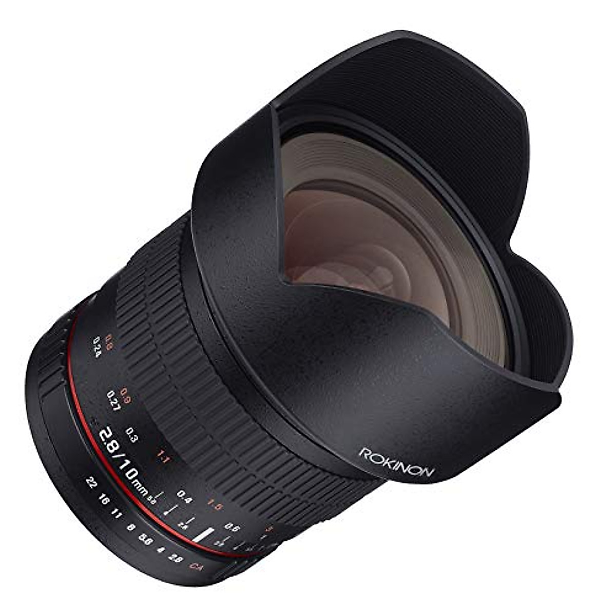 Rokinon 10mm F2.8 ED AS NCS CS Ultra Wide Angle Lens for Olympus and Panasonic Micro 4/3 (MFT) Mount Digital Cameras (10M-MFT) , Black