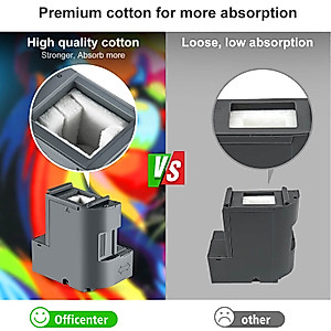 OFFICENTER T04D1 T04D100 Maintenance Box for EcoTank ET-3850 ET-3830 ET-15000 ET-3760 ET-4850 ST-4000 ST-C4100 ET-M2170 ET-5170 ET-3710 ET-4760 XP-5100 Printers