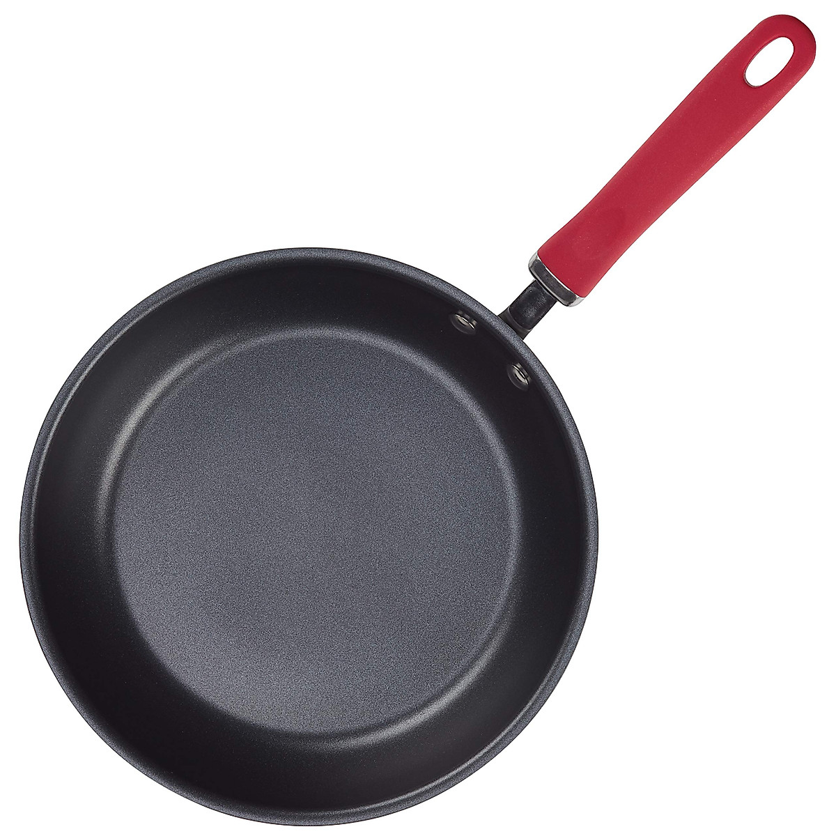 Rachael Ray Create Delicious Deep Hard Anodized Nonstick Frying Pan Set / Skillet Set - 9.5 Inch and 11.75 Inch, Gray