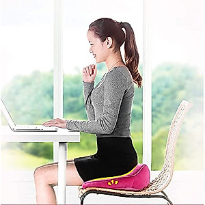 car seat cushion Beautiful Buttocks Cushion Comfort Chair Tailbone Pillow Ventilated Designed for Hip Back Sciatica Pain Relief Ergonomic Pillow Curved Surface Slow Rebound office chair cushion zhuang