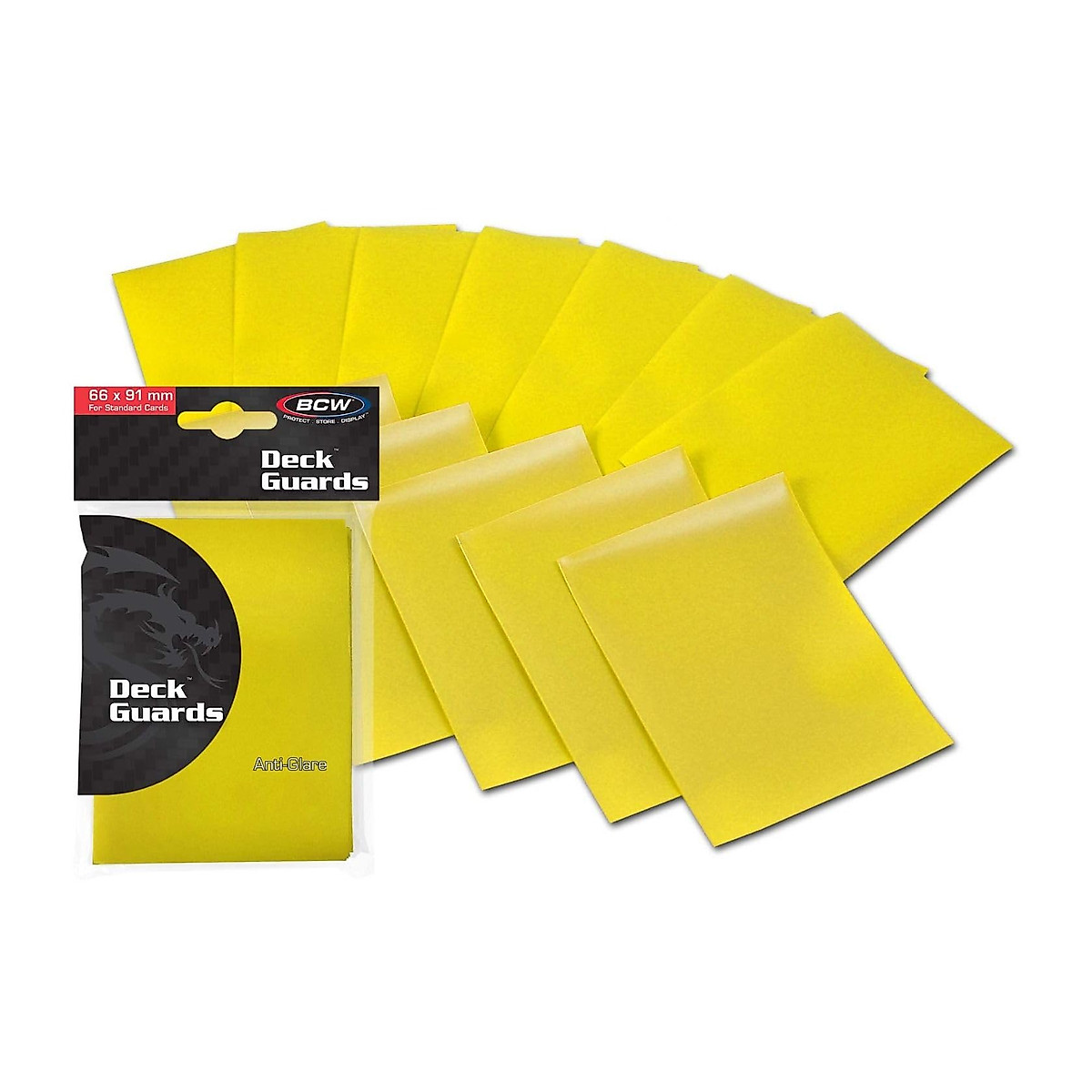 BCW Double Matte Deck Guard Color Combo Pack 400 Count 8 Color Combo - Double Matte Premium Deck Guard Card Sleeves for Trading Cards, Collectable Gaming Cards, MTG cards, L5R, TCG, Basketball