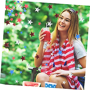 1 Independence Day Confetti Independence Day Party Confetti Plastic Confetti Table Scatter Confetti Glitter Confetti Decor Decorative Confetti Tabletop Decor Glitter Confetti
