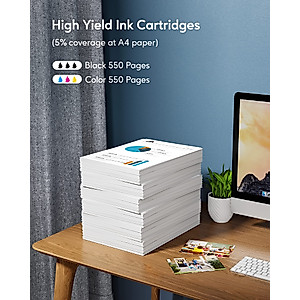 DAM aila Compatible Ink Cartridge Replacement for Brother LC203XL LC201XL LC203 LC201 to Use with MFC-J480DW MFC-J880DW MFC-J4420DW MFC-J680DW MFC-J885DW (2 Cyan, 2 Magenta, 2 Yellow, 6 Pack)