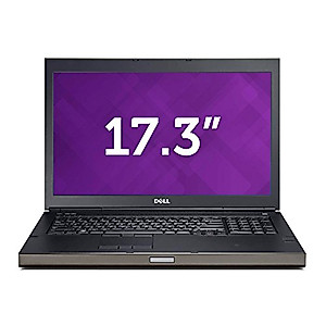Dell Precision M6800 17.3in Notebook PC - Intel Core i7-4800MQ 2.7GHz 8GB 500GB DVDRW Windows 10 Professional (Renewed)