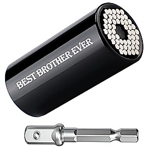 FDFHOME Personalized Best Brother Ever Universal Socket - Brother Christmas Stocking Stuffers, Brother Birthday Ideas, Brother Gifts from Brother, Unique Gifts for Brother from Sister