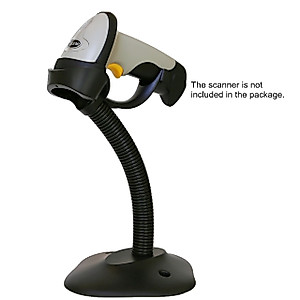 Goose Neck Hands Free Barcode Scanner Stand, Adjustable Barcode Scanning Bar-Code Reader Cradle Holder for Some Barcode Scanners