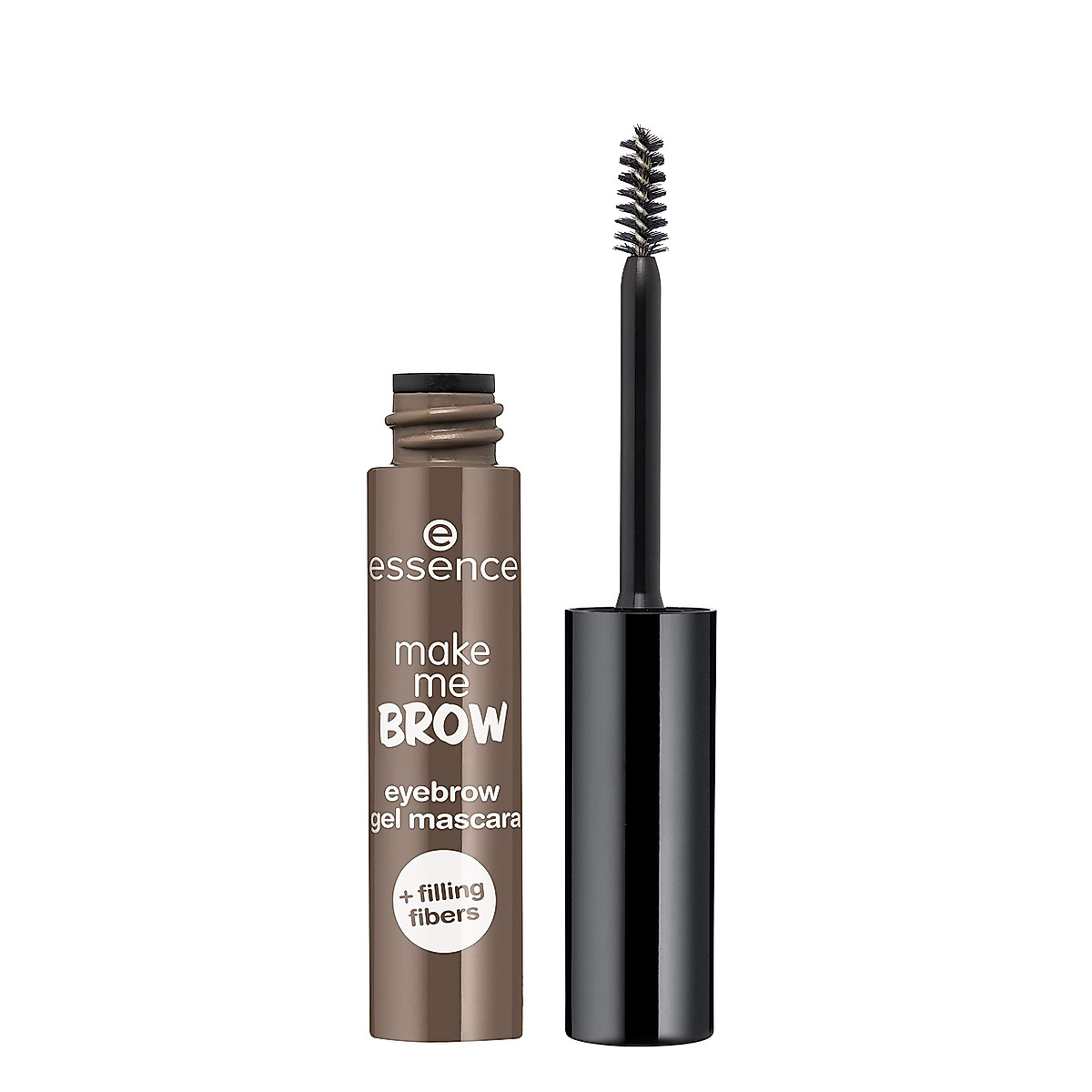 essence | 3-Pack Make Me Brow Eyebrow Gel Mascara | Infused with Fibers to Fill & Sculpt | Vegan & Paraben Free | Cruelty Free (02 | Browny Brows)