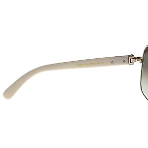 FERRAGAMO Women's Buckle Sunglasses, Ivory/Brown, 59