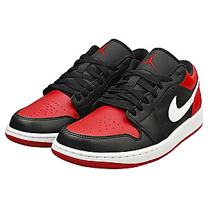 Nike Air Jordan 1 Low Men's Shoes Alternate Bred Toe 553558 066 - Size 11.5 White/Black