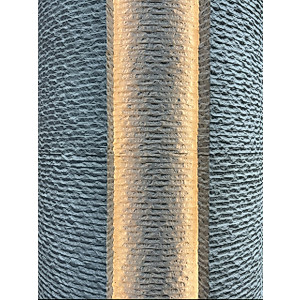 Decorative Flexible Stone Slab Roll, Lightweight, Coarse Texture, Beige and Charcoal
