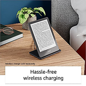 International Version – Kindle Paperwhite Signature Edition (32 GB) – With a 6.8" display, wireless charging, and auto-adjusting front light – Without Lockscreen Ads – Black