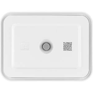 ZWILLING Fresh & Save Medium Vacuum Sealer Container, Airtight Food Storage Container, Meal Prep Container, BPA-Free, Grey