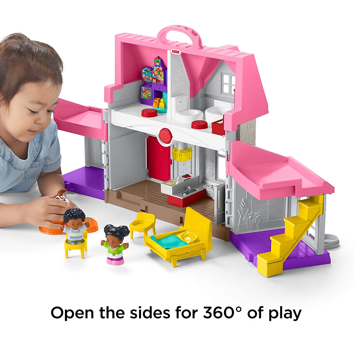 Fisher-Price Little People Big Helpers Home, Pink