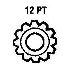 Porcelain Handle (3 Pieces) Fits Price Pfister Shower Faucet with 12 Spline, Satin Nickel Finish - By Plumb USA 32336snx3