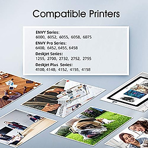 H&BO TOPMAE Remanufactured 67 Color Ink Cartridge Replacement for HP 67XL 67 XL Ink Cartridge for Envy Pro 6055 6455e 6055e 6452 6052 6075 6455 DeskJet 2755e 2752 4152 4155e Printer(2 Color)