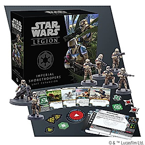 Atomic Mass Games Star Wars: Legion Imperial Shoretroopers Unit Expansion - Elite Troopers! Tabletop Miniatures Game, Strategy Game for Kids and Adults, Ages 14+, 2 Players, 3 Hour Playtime, Made