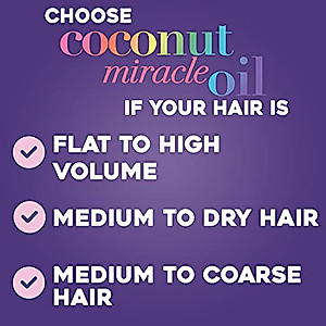 OGX Coconut Miracle Oil Extra Strength Shampoo & Conditioner, 2 Pack