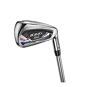 Cobra Golf 2020 Speedzone One Length Iron Combo Set (Men's, Right Hand, UST Recoil 460-480, Reg Flex, 5-GW)