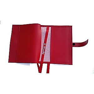 Red Deluxe Triple NA Book Cover for The Basic Text (6th Ed), It Works, How and Why and Living Clean with Serenity Prayer and Medallion Holder.