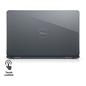 2018 Newest Dell Lightweight Inspiron 11.6" Touchscreen 2 in 1 Laptop PC AMD A6-9220e Processor 4GB DDR4 RAM 32GB eMMC SSD Hard Drive Radeon R4 Graphics Wifi Webcam Bluetooth 3.2 Lbs Windows 10-Gray