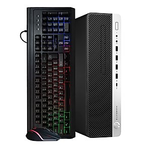 HP EliteDesk 800G4 Desktop Computer | Hexa Core Intel i5 (3.2) | 8GB DDR4 RAM | 500GB SSD Solid State | Windows 11 Professional | Home or Office PC (Renewed)