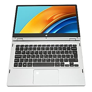 DAUERHAFT 2 in 1 Laptop, 360 Degree Rotation for Windows 11 6000mAh Battery 1920x1080 Touch Screen 13.3 Inch Laptop for Home(16G, 512G)
