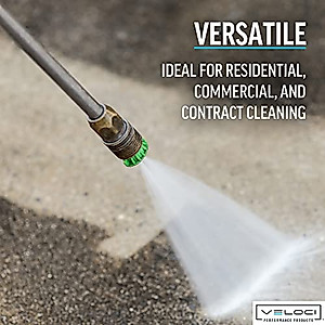 MTM Hydro Pressure Washer Nozzle Set, High Pressure Power Washer Spray Nozzle Tips, 5000 PSI 1/4” Quick Connect Fittings, 0, 15, 25, 40 Degree for Pressure Washing, Guns, Wands, and Lances